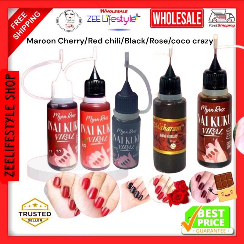 Inai Kuku Viral Inai Kuku Myra Ross Tahan Lama Mesra Wudhuk dan Sah ...