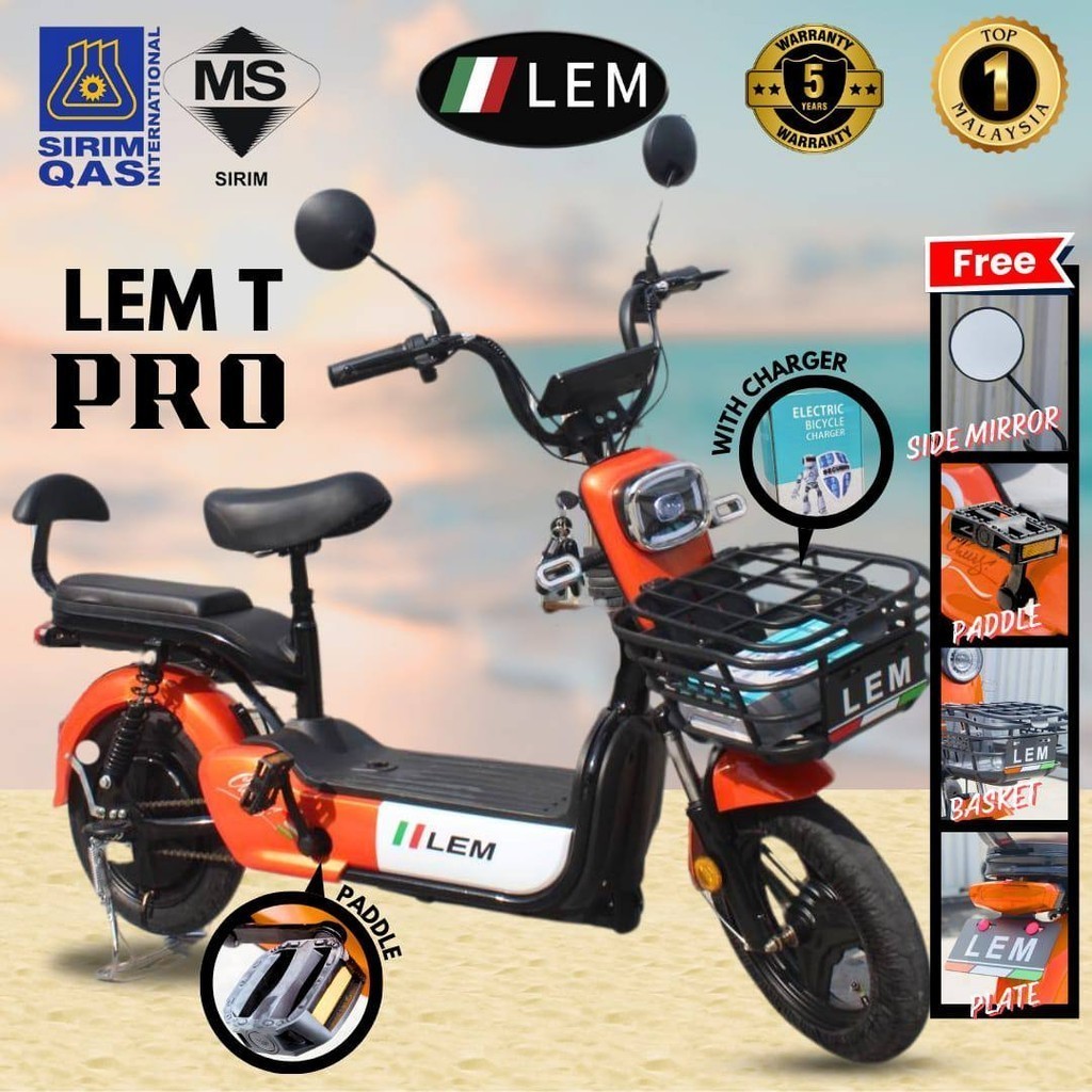 NEW!! LEM 2026 ELECTRIC BICYCLE/ ELECTRIC SCOOTER | Shopee Malaysia
