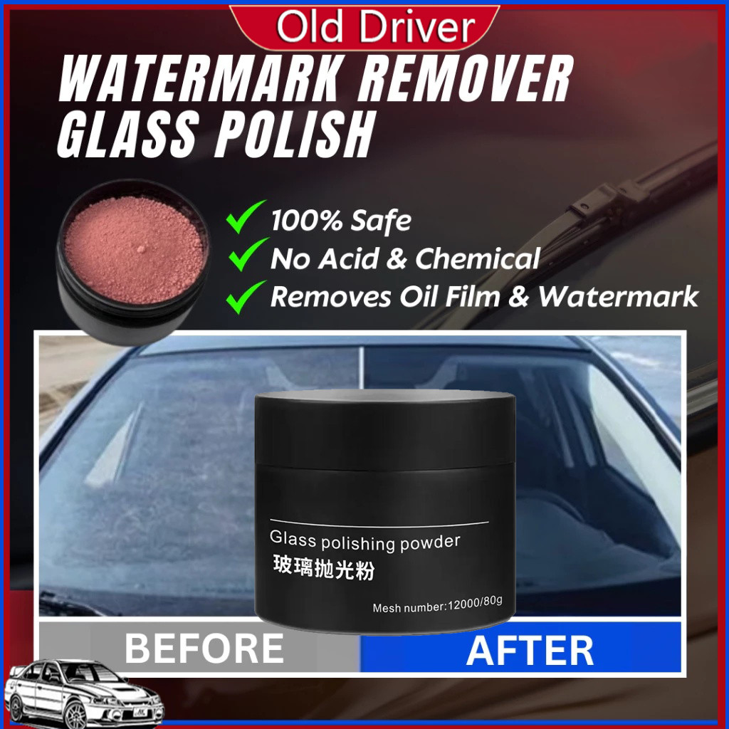 80G Car Premium Glass Polishing Powder for glass & windows windscreen I ...
