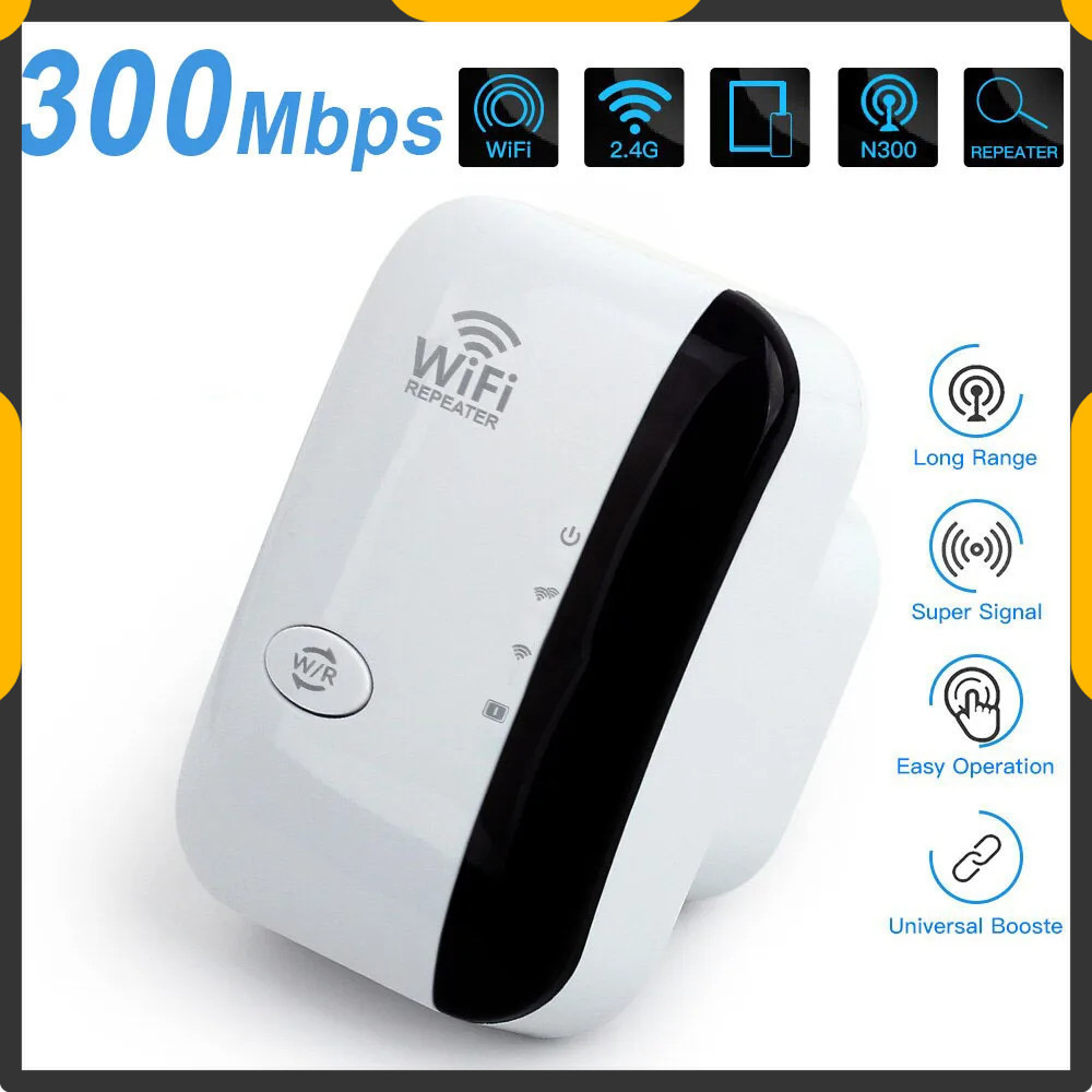 300Mbps Wireless WiFi Network Repeater Wifi Signal Wi-Fi Repeater ...
