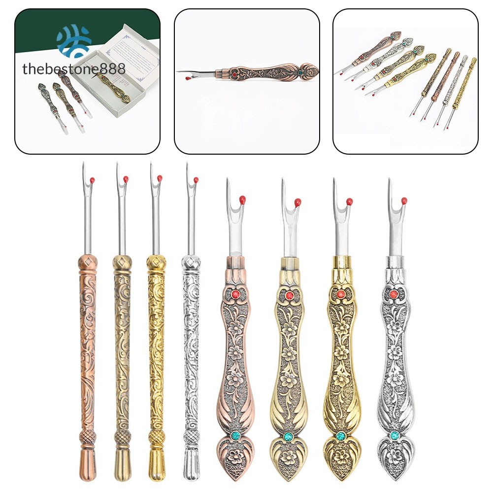 (THEBEST) Vintage Stainless Steel Handle Craft Thread Cutter Seam ...