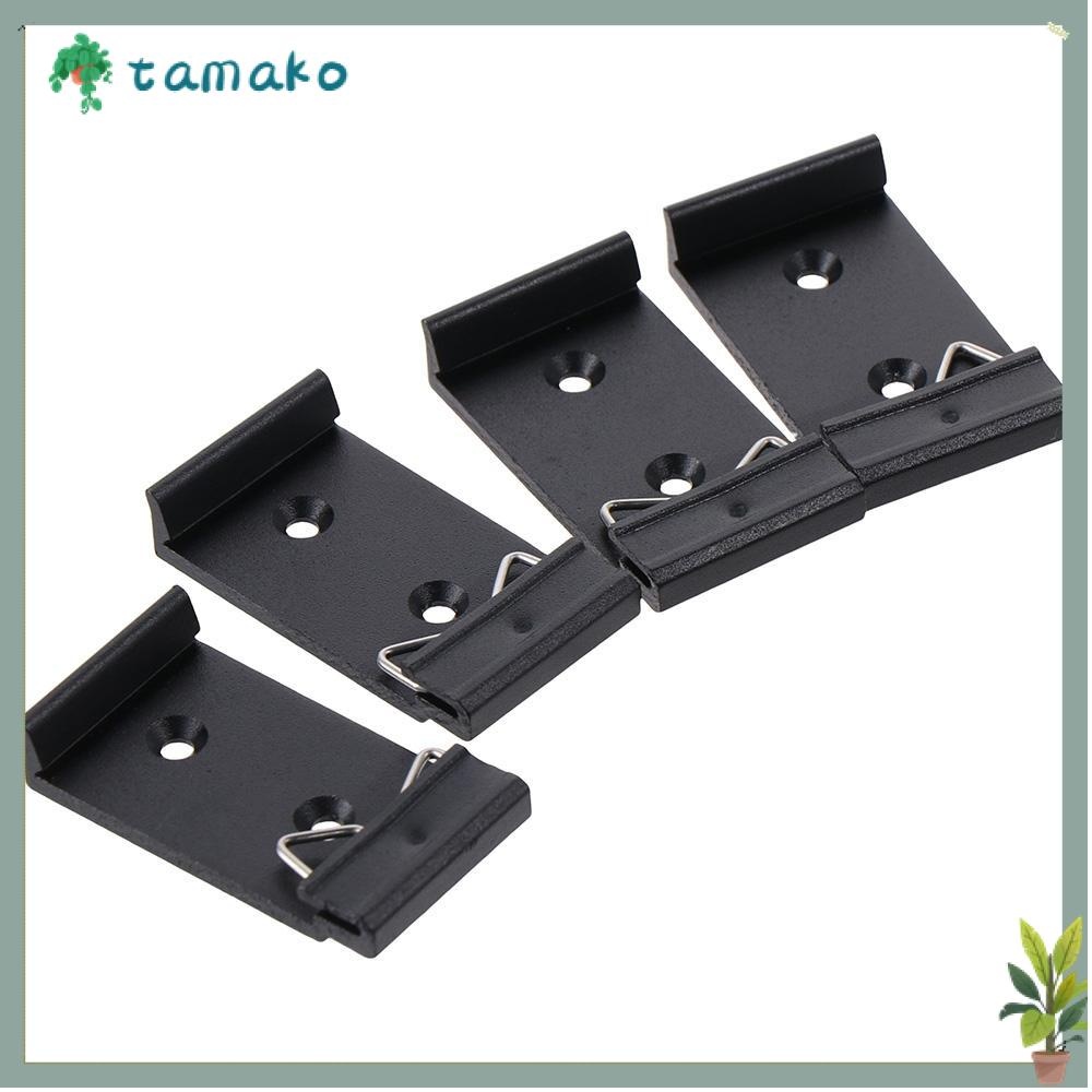 TAMAKO 4Pcs DIN Rail Mount Clip, Universal 1.02 Width Snap in Din-Rail ...