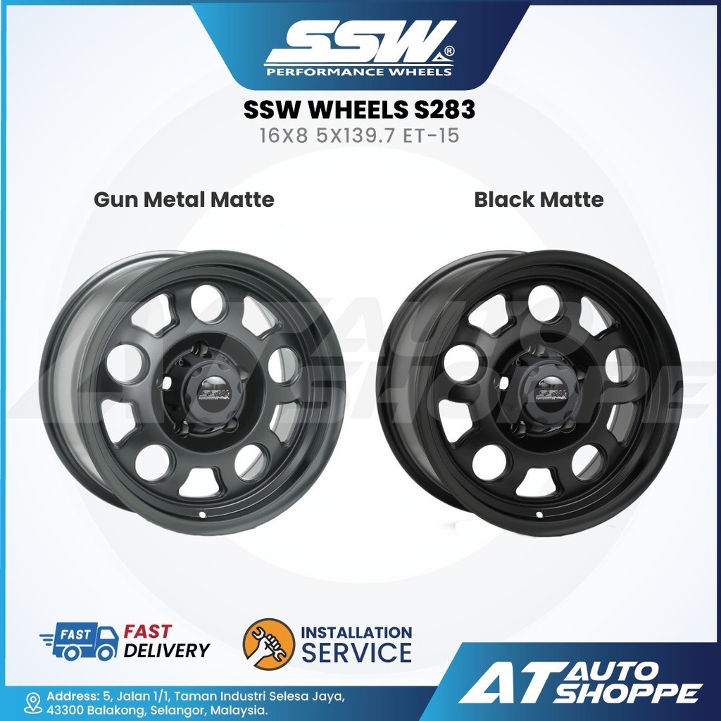 SSW Wheels S283 16x8 5x139.7 ET-15 | Shopee Malaysia