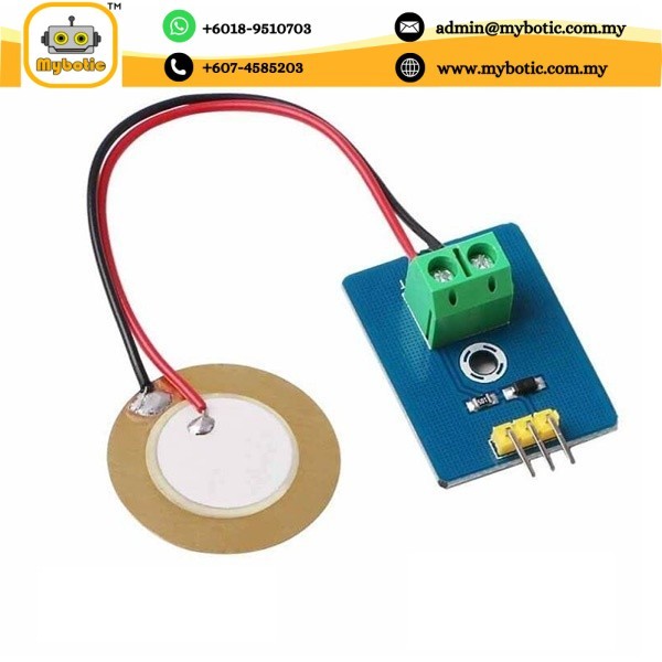 Analog Piezoelectric Ceramic Vibration Sensor Module Shopee Malaysia