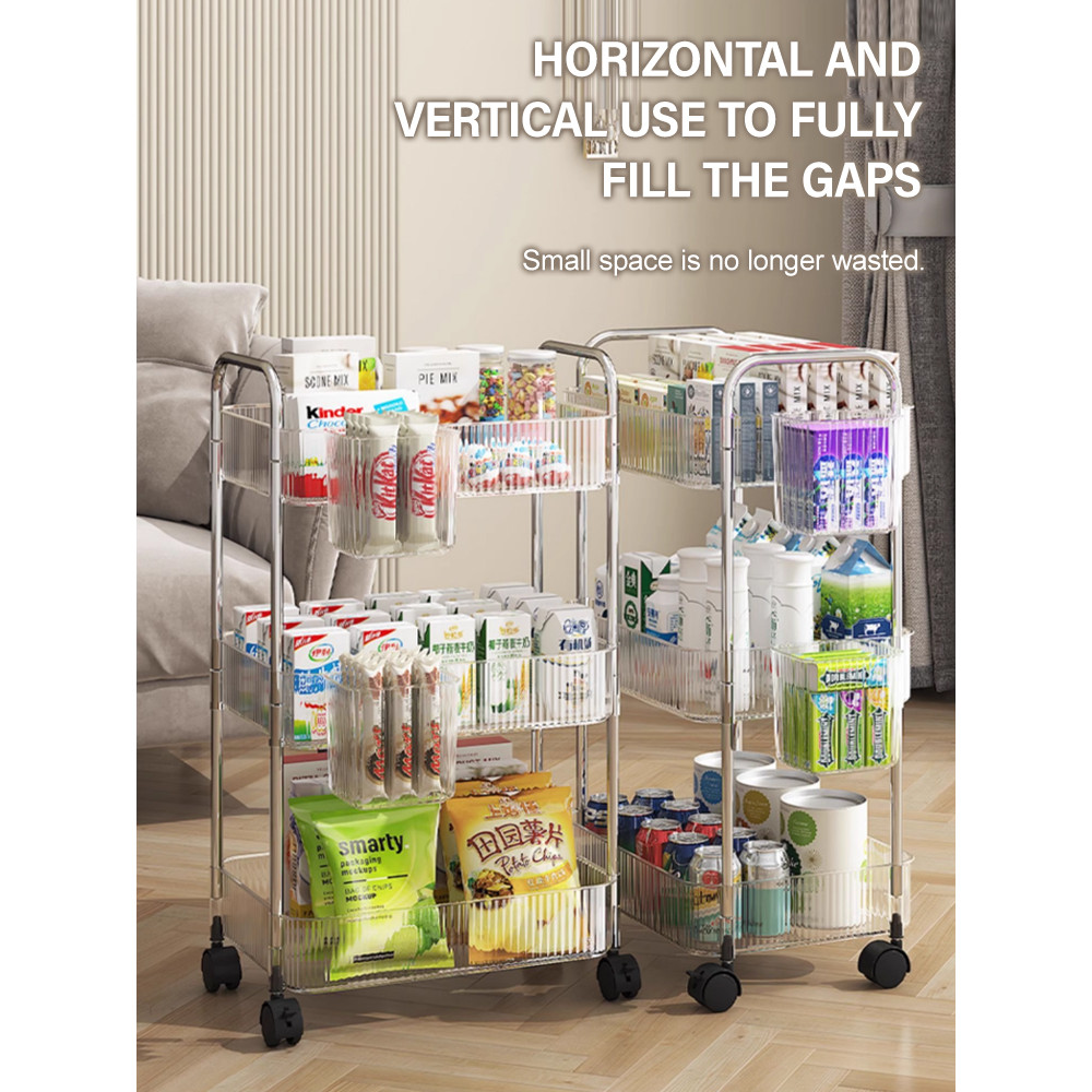 Trolley Rack Small Space Snacks Shelf Full Filling Trolley Shelf Light ...