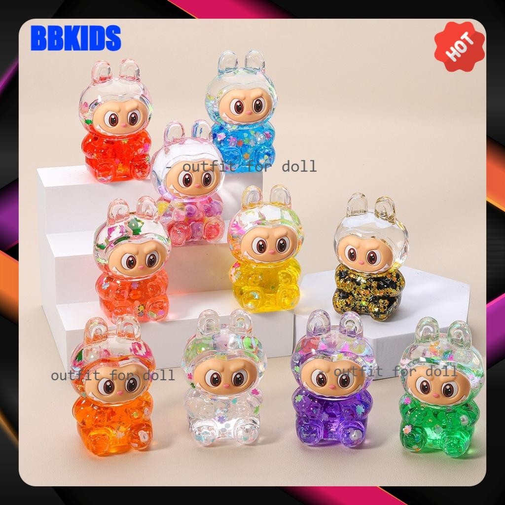 Labubu model with multi-colored glowing water, super pretty decor ...