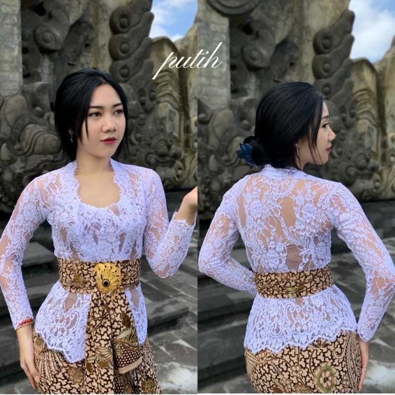 (Kebaya ONLY) Balinese Brocade Kebaya/New kutu Kebaya Top/Bali borkat Kebaya without buttons ...
