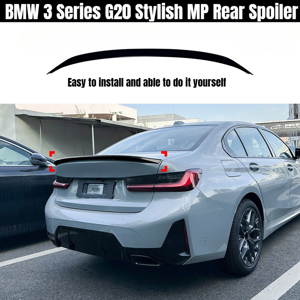 BMW 3 Series G20 (2019-2025) Stylish MP Car Rear Spoiler Car ...