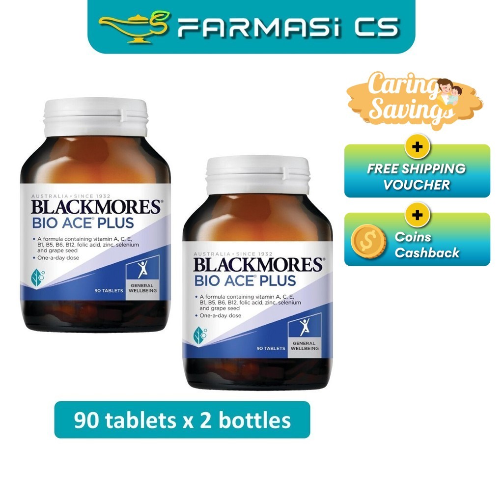 BLACKMORES Bio ACE Plus 90 tablets x 2 bottles (TWIN) EXP:01/2026 ...