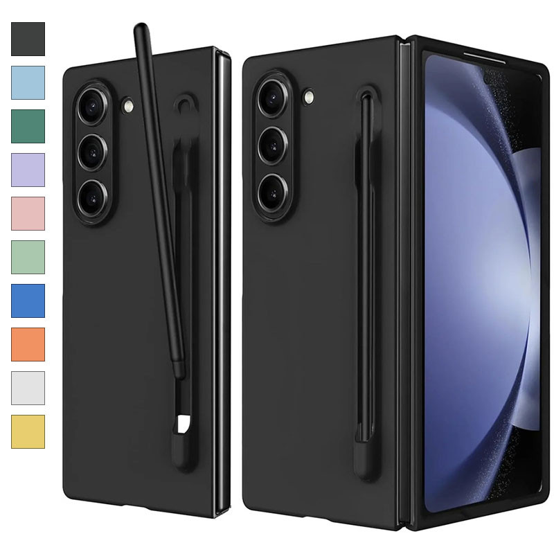 Luxury Skin Feeling PC Case for Samsung Galaxy Z Fold 7 Z Fold 6 Z Fold ...