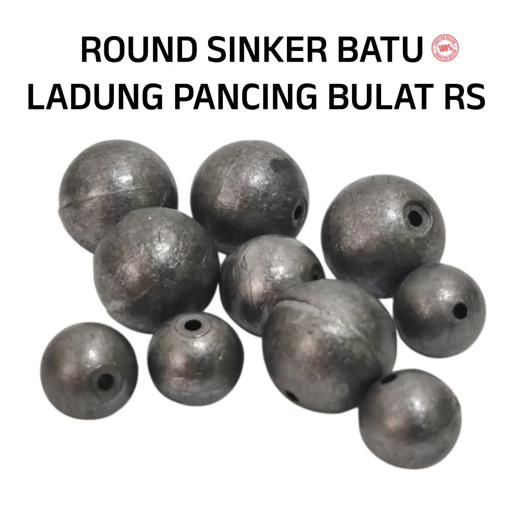 ROUND SINKER BATU LADUNG PANCING BULAT RS | Shopee Malaysia