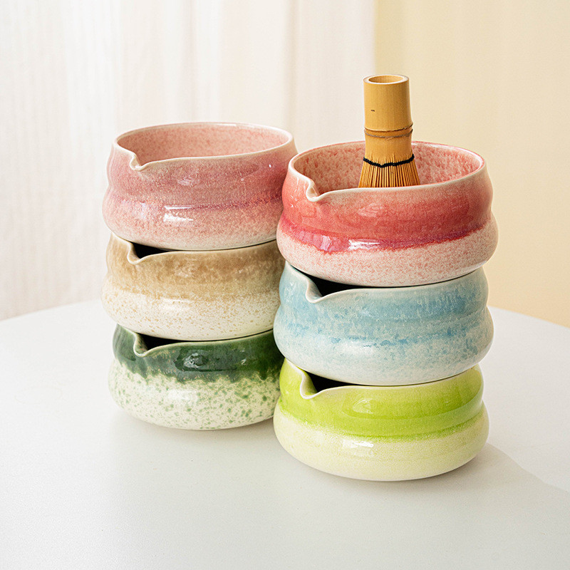 matcha bowl set Chawan Mangkuk Matcha dengan Muncung Tuang matcha whisk ...