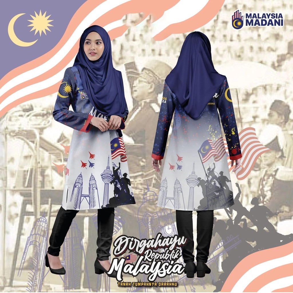 Merdeka Malaysia Jerseys 68th Anniversary Celebration Clothing 2025 ...