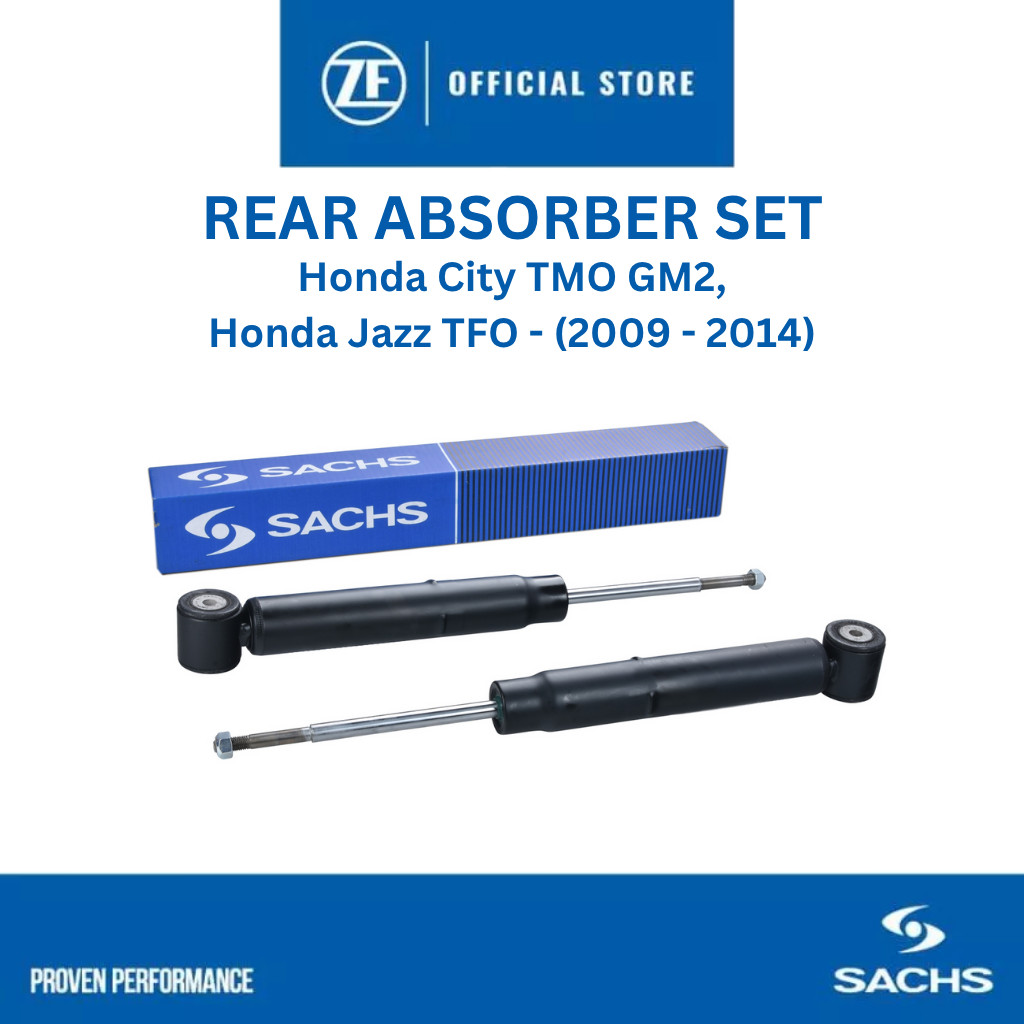 SACHS Shocks Absorber Rear Set Honda City TMO / Jazz TFO GM2 - (2009 ...