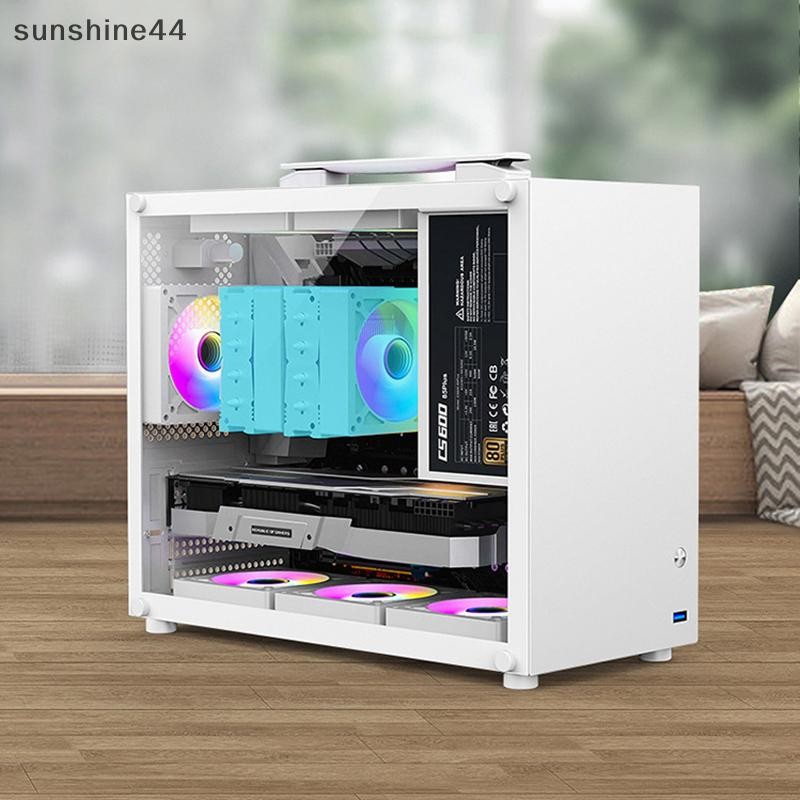 shine Translation Gaming Computer Case With Grip Handle Cooling PC ...