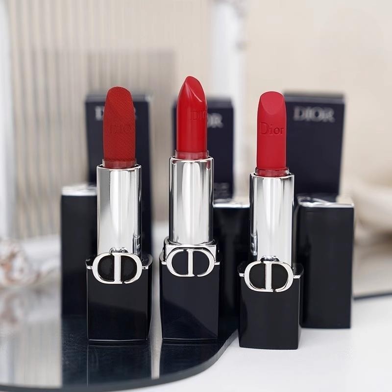 Domestic Counter Dior Dior Bright Blue Gold Lipstick Lasting Color ...