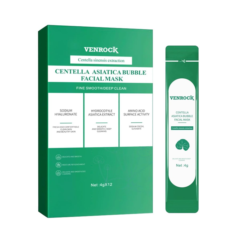 Venrock Centella Asiatica Bubble Facial Mask, Remove Black and Control ...