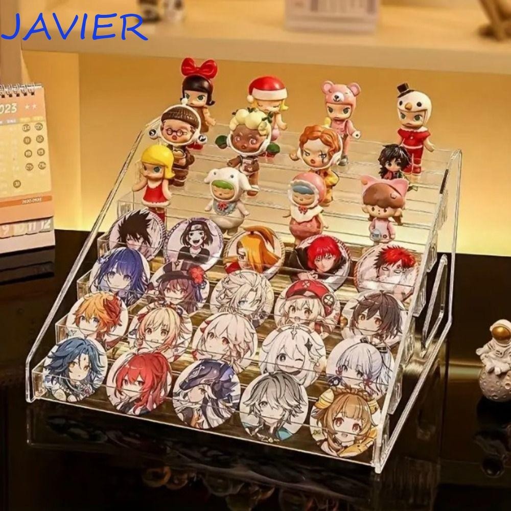 JAVIER Bar Stand Display Rack, Desktop Organizer Transparent Ladder ...