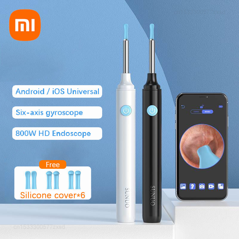 SUNUO Smart Visual Ear Picker Cleaner Wireless Luminous Earpick With ...