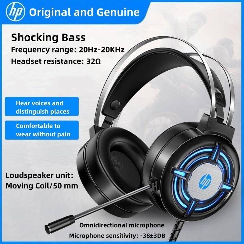 HP H120G Wired Gaming Headset 7.1USB Laptop/desktop headset with ...