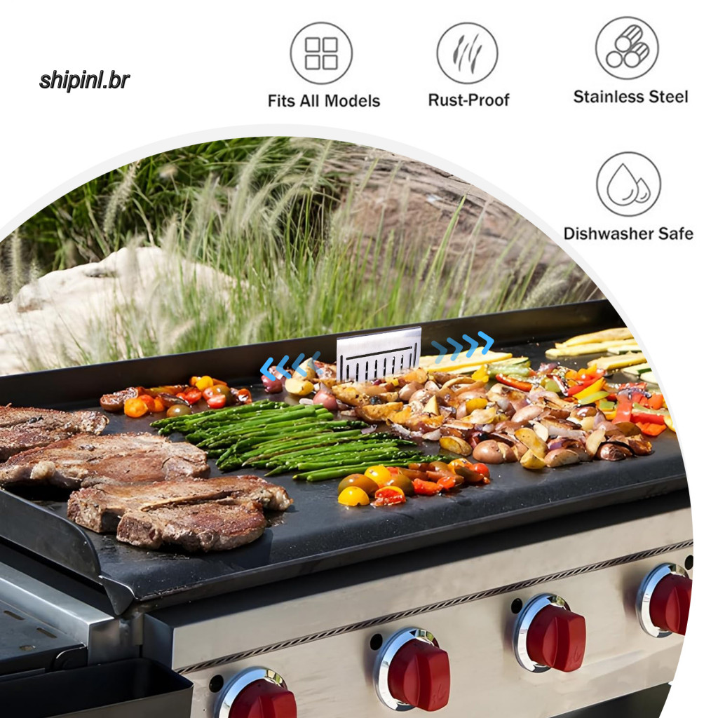 SP* Grease Gate Guard Griddle Goalie Rustproof Griddle Grease Gate ...