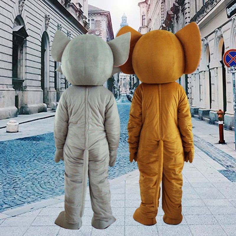 Cat and Mouse Cartoon Doll Costume Tom Cat Jerry Mouse Cartoon Doll ...