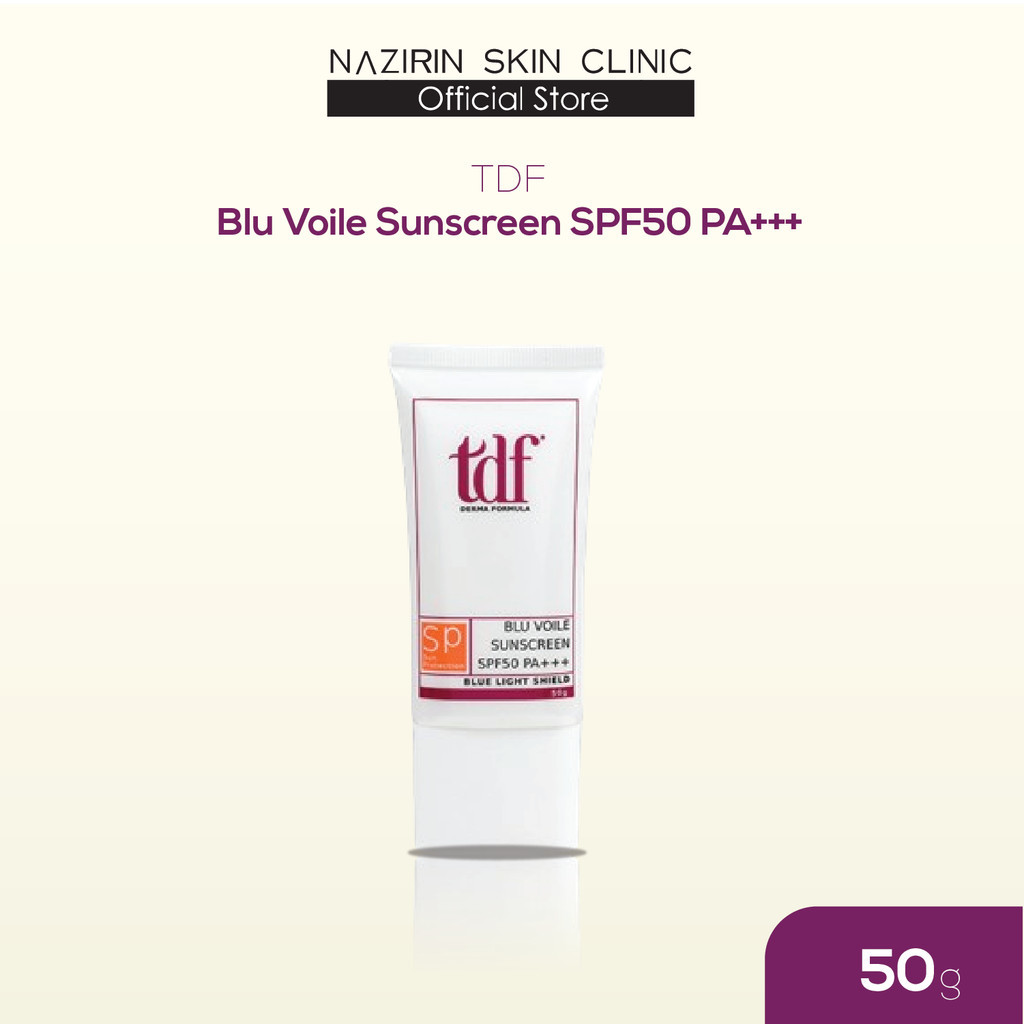 [NSC] TDF Blu Voile Sunscreen SPF50 PA+++ - 50g | Shopee Malaysia