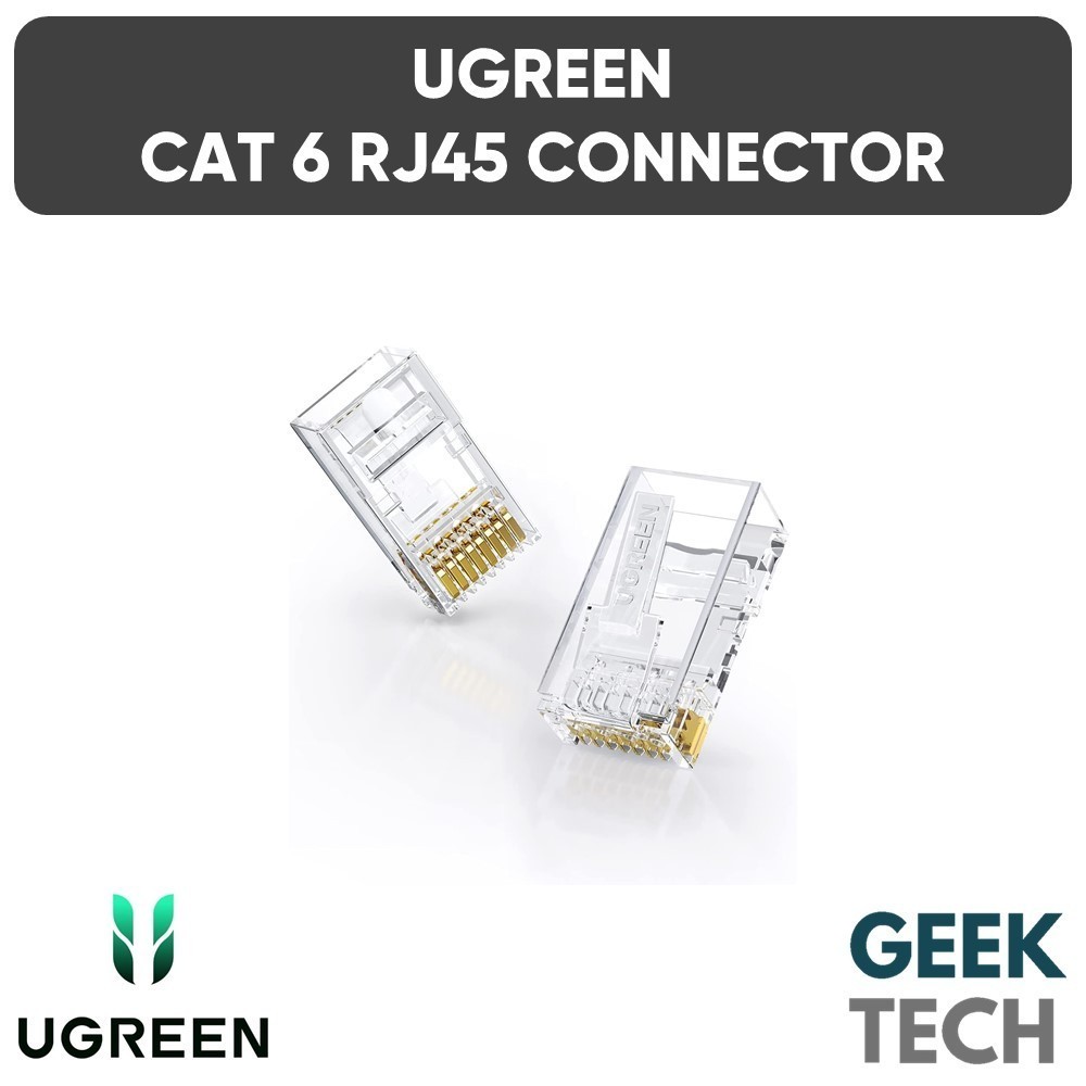 UGREEN RJ45 Connector Cat6 Cat5e RJ45 Ethernet Cable Crimp Network LAN ...