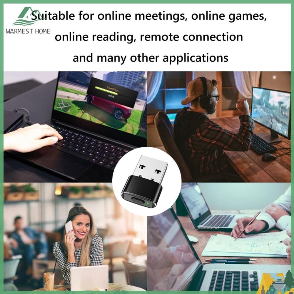 {warm} Mini Mouse Jiggler Mover Automatic Undetectable Usb Automatic Move Cursor Shaker Plug And