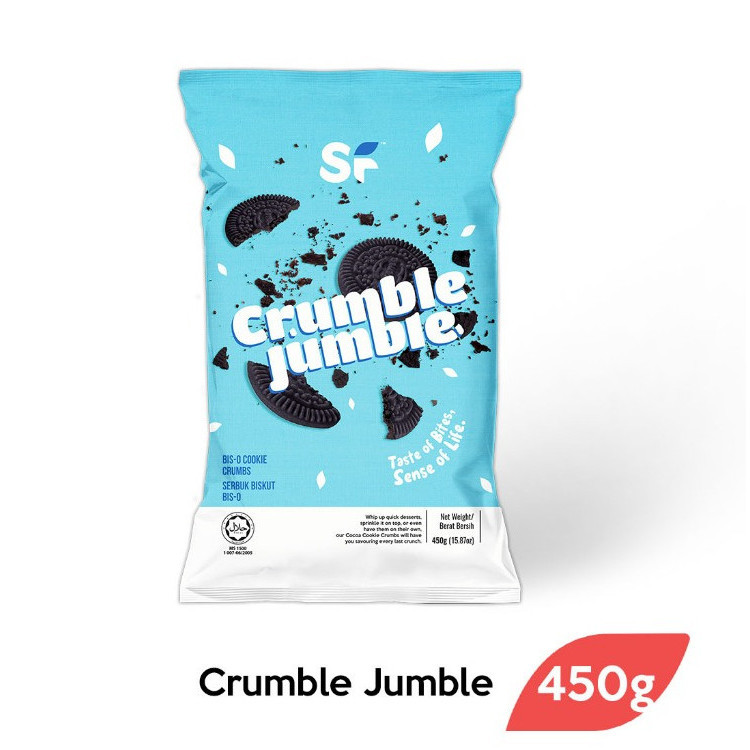 SHOON FATT CRUMBLE JUMBLE BIS-O COOKIE CRUMB SERBUK BISKUT BIS-O 450GM ...