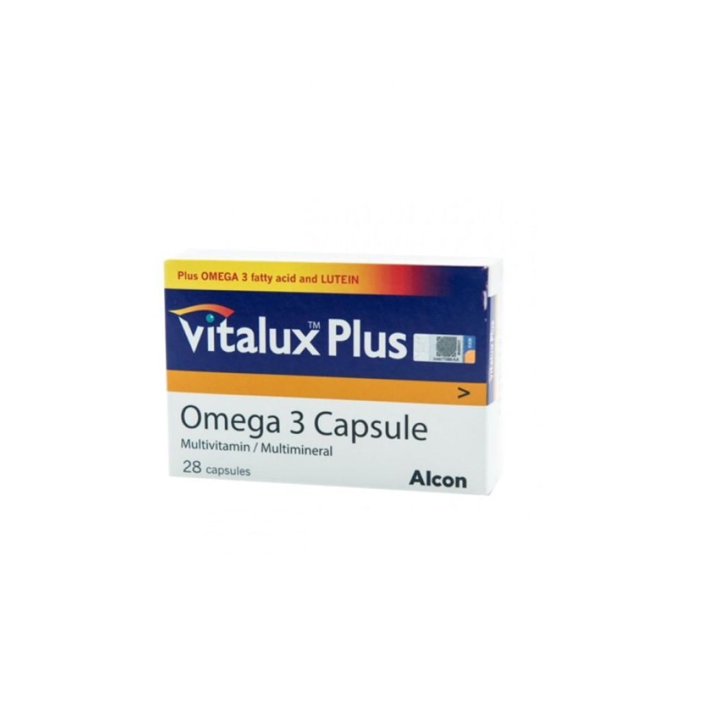 ALCON VITALUX PLUS OMEGA 3 CAPSULE [ 28'S CAPS ] (EXP: 11/2024 ...