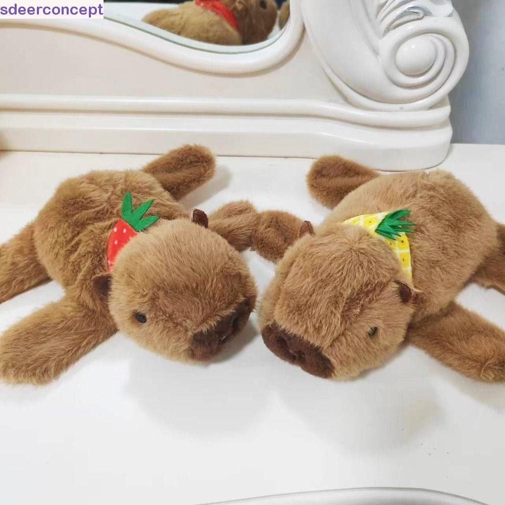SDEERCONCEPT Capybara Plush Papa Circle, Stuffed Animals Plush Cartoon ...