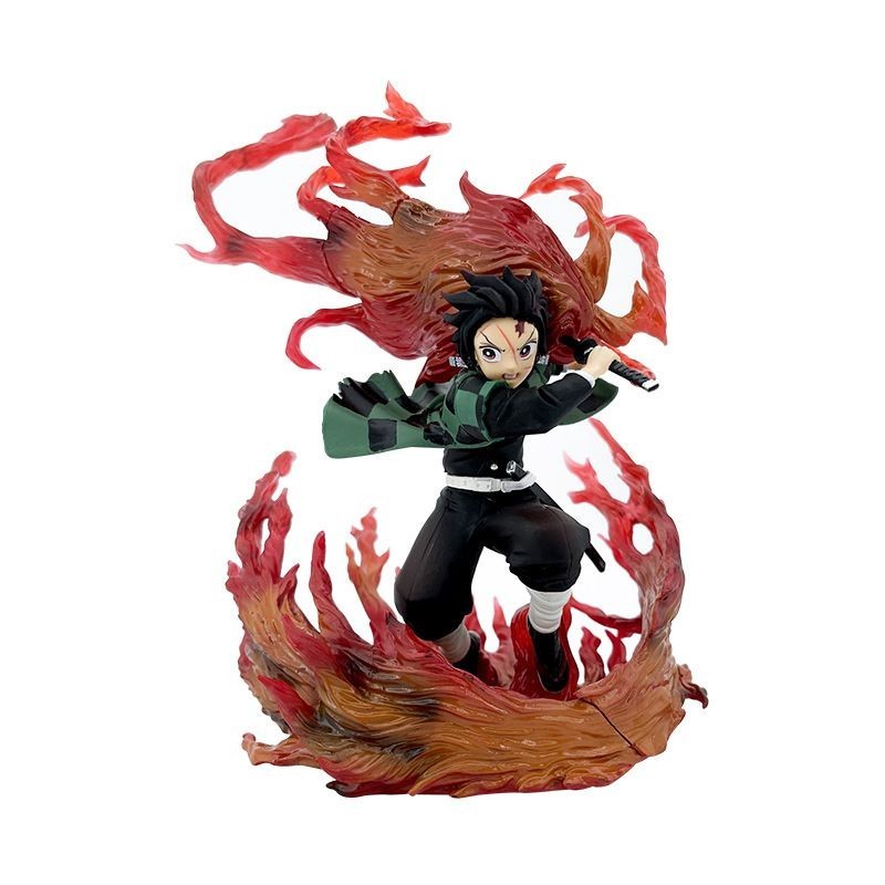 Demon Slayer | Tanjiro God of Fire Anime Model Figure Statue Ornaments ...