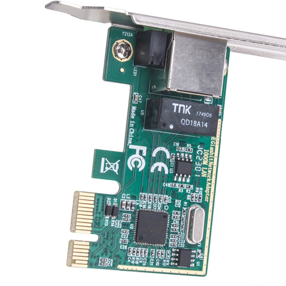 1000Mbps Gigabit Ethernet PCI Express PCI-E Network Card Useful RJ45 ...