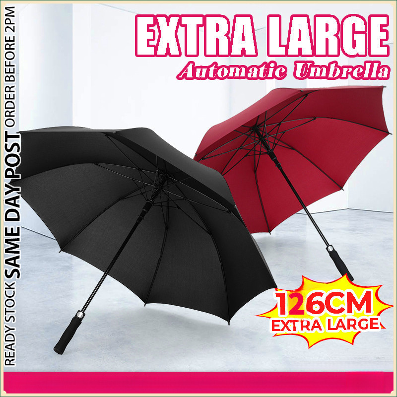 27 Inch Golf Umbrella 126cm Extra Large Umbrella 3 People Automatic ...