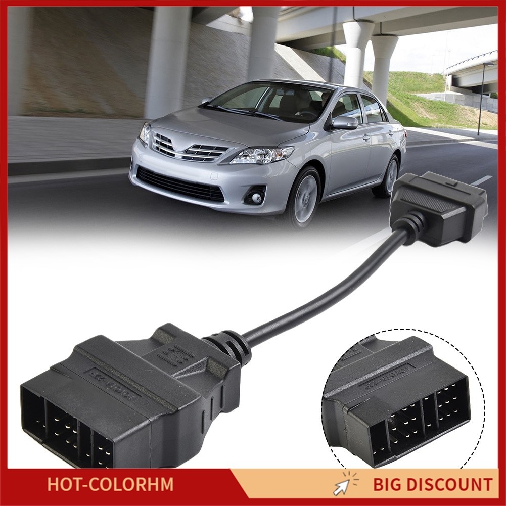 [CH]22 Pin OBD1 To 16 Pin OBD2 Converter Adapter Cable For TOYOTA ...