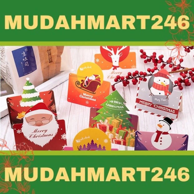 mudahmart246 Merry Christmas Greeting Card Happy New Cards Thank You ...