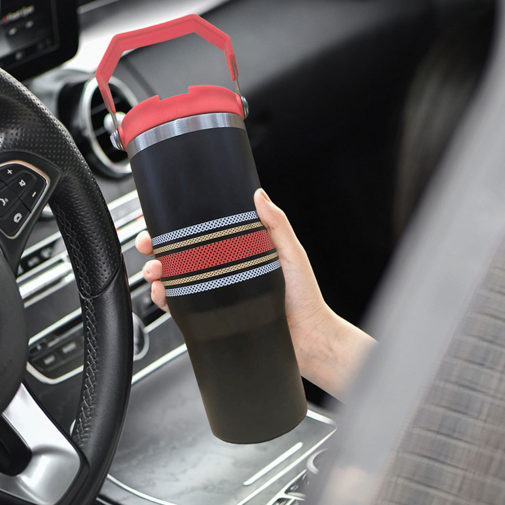 30oz Stainless Steel Vacuum Insulated Tumbler with Straw Insulated ...