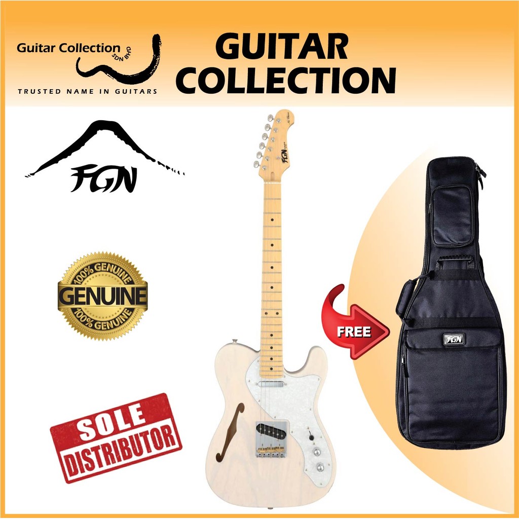 FGN Fujigen NTE100MAHT-WB | Neo Classic Telecaster | Semi Hollow ...