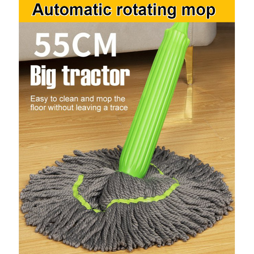 HOT Upgraded Thick Sleeve Mop Self-Twisting Rotary Mop Old-Style Mop ...