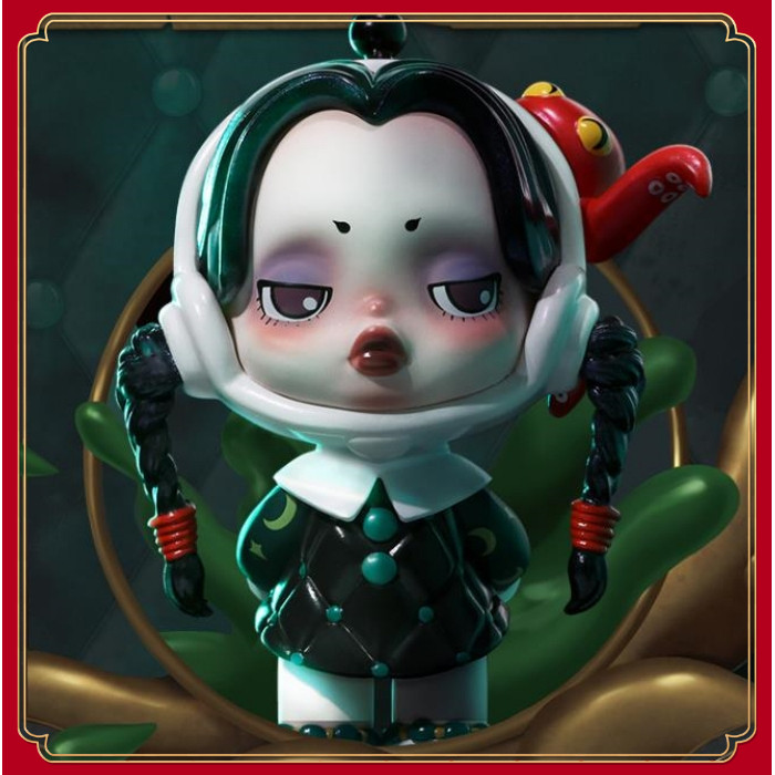 Quiet Wednesday SKULLPANDA POPMART SKULLPANDA x THE ADDAMS FAMILY ...