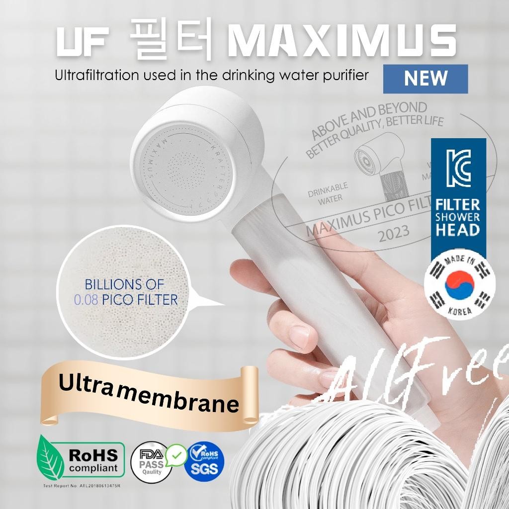 Ultrafiltration Pico Filter Showerhead / Maximus Pico Water Faucet ...