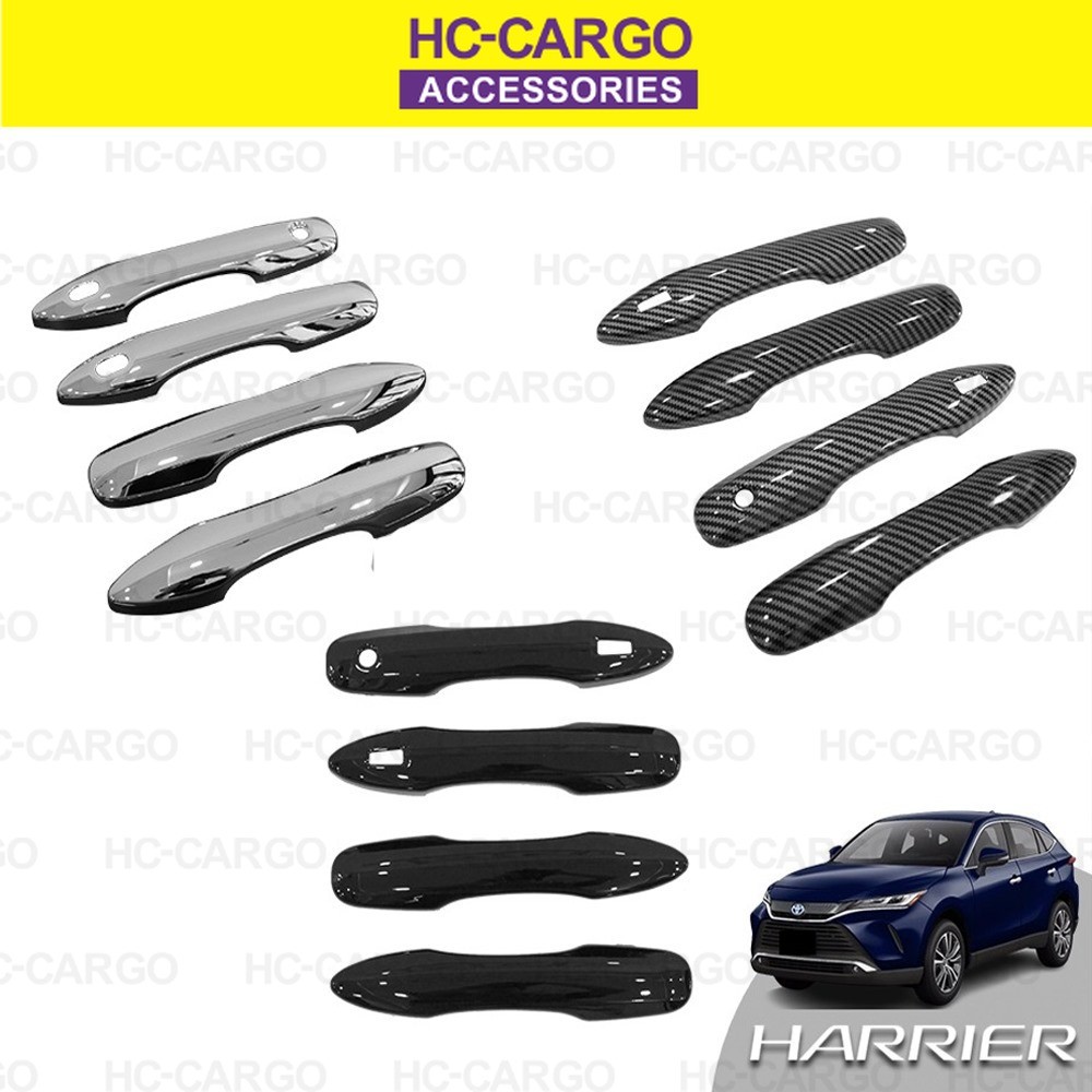 Toyota Harrier XU80 Gen 2020 - 2024 Door Handle Protector Chrome Carbon ...