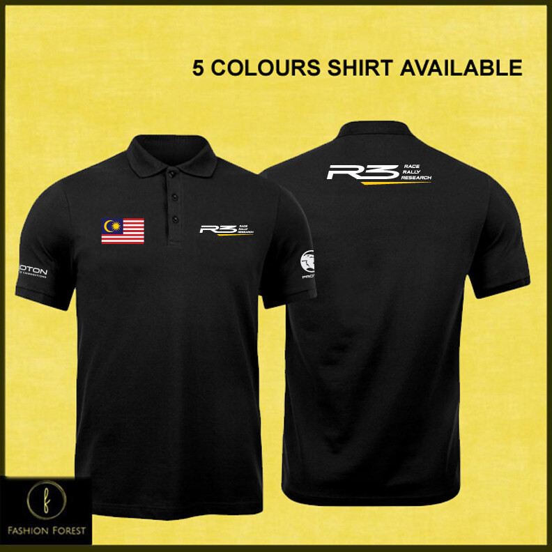 MICROFIBER DRY FIT JERSEY Polo Classic T Shirt Embroidery Proton R3 ...