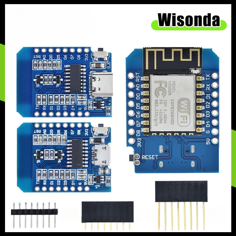 D1 Mini TYPE-C/MICRO ESP8266 ESP-12F CH340G V2 USB D1 Mini WIFI ...