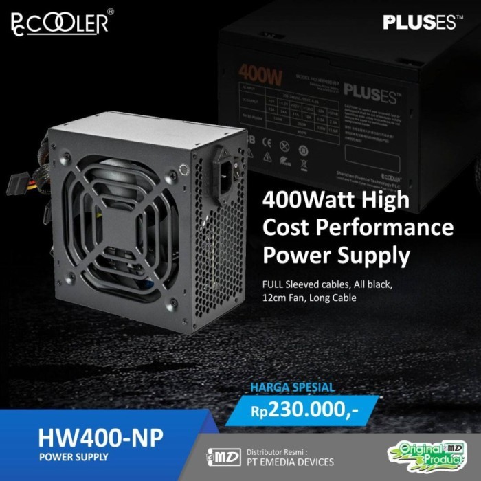 PCCOOLER / PC COOLER PSU 400W - HW400-NP / NP400W | Shopee Malaysia