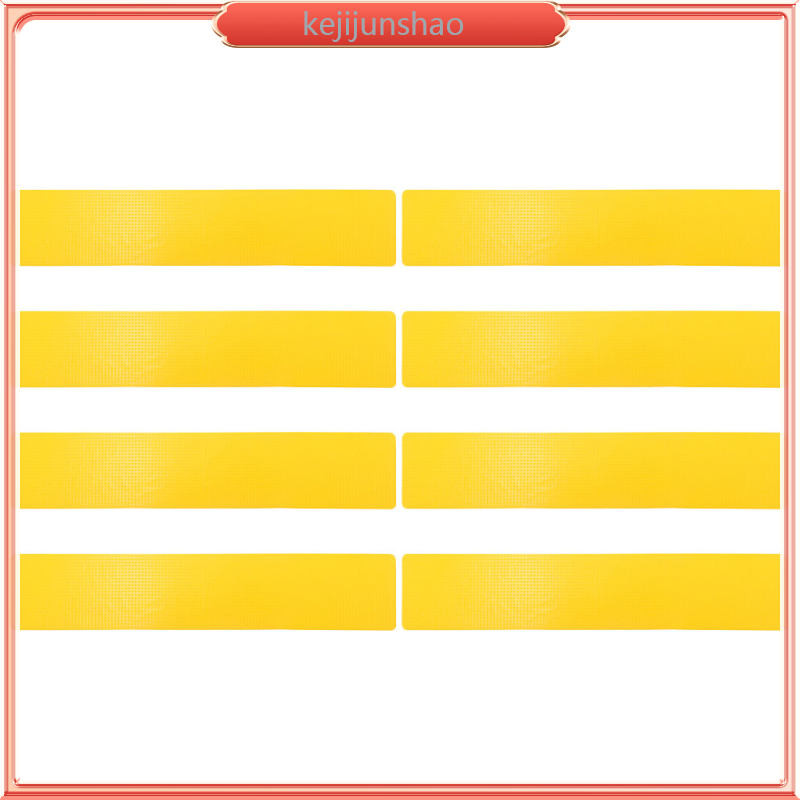 8 Pcs Tennis Court Landmark Mat Line Marker Kit Yellow Markers Portable ...