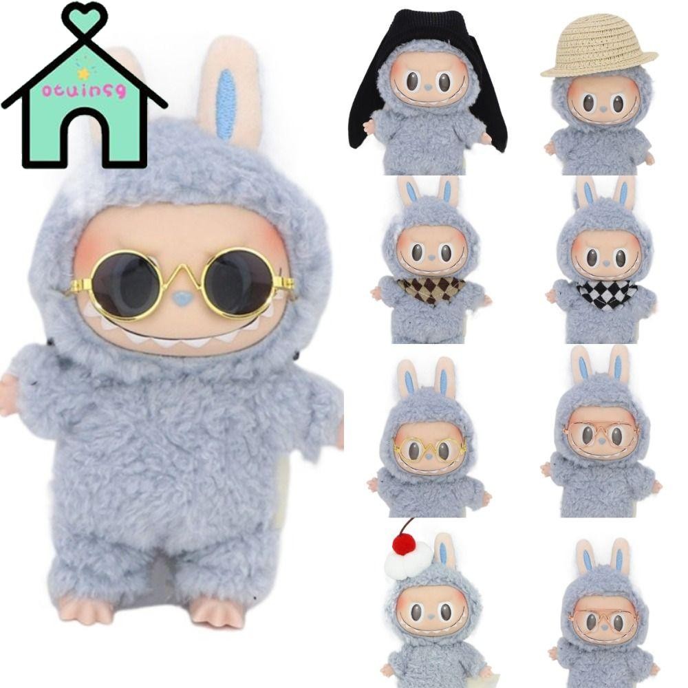 OTUINSG Labubu Hat, Dolls Accessories Handmade Labubu Glasses, Hobbies ...