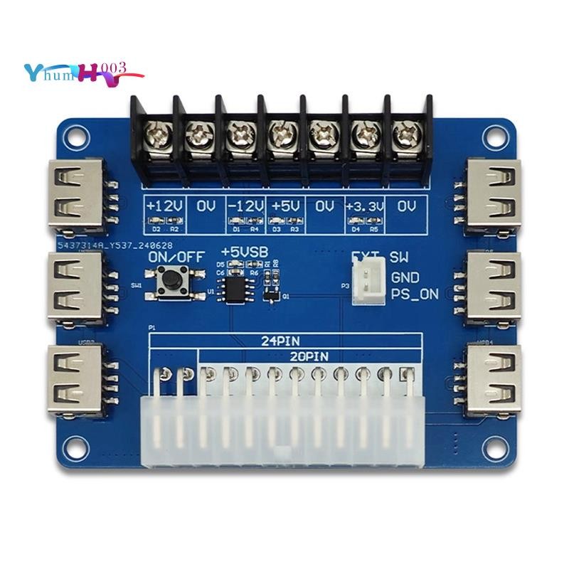 20 Pins 24 Pins ATX Power Adapter Board Power Pickup Board Power Module ...