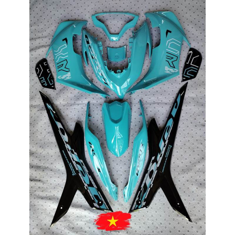 🇻🇳AEROX NVX V2 COVER SET VIETNAM SKY BLUE 🩵 | Shopee Malaysia